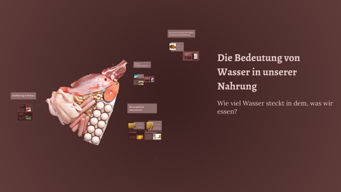 Die Bedeutung von Wasser in unserer Nahrung by Robin Bund on Prezi