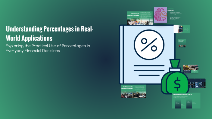 Understanding Percentages in Real-World Applications by Phillip ...