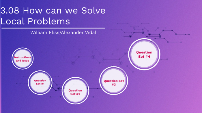 3.08 How can we Solve Local Problems by William Fliss on Prezi