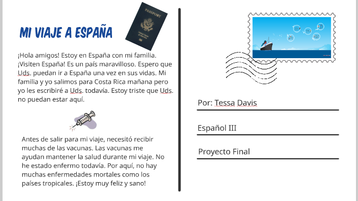 Mi Viaje a España by on Prezi