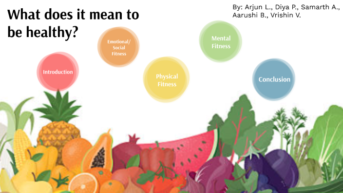 What does it mean to be healthy by James woods on Prezi