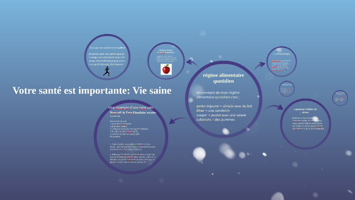 Votre santé est importante: Vie saine by amy ferrel fowler on Prezi