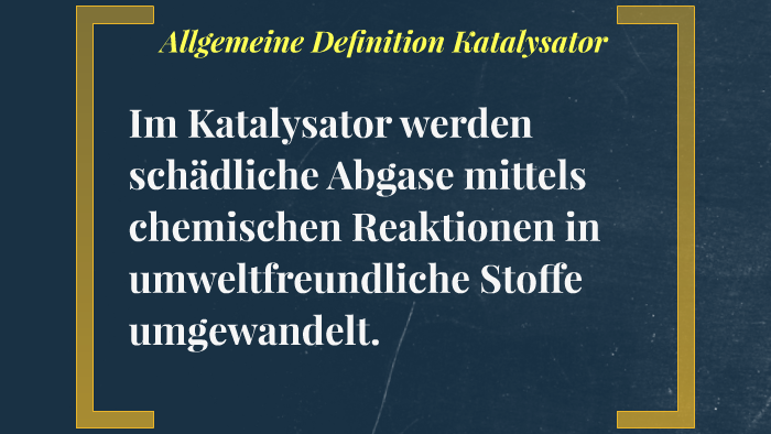 Der Autokatalysator by lukas apel on Prezi
