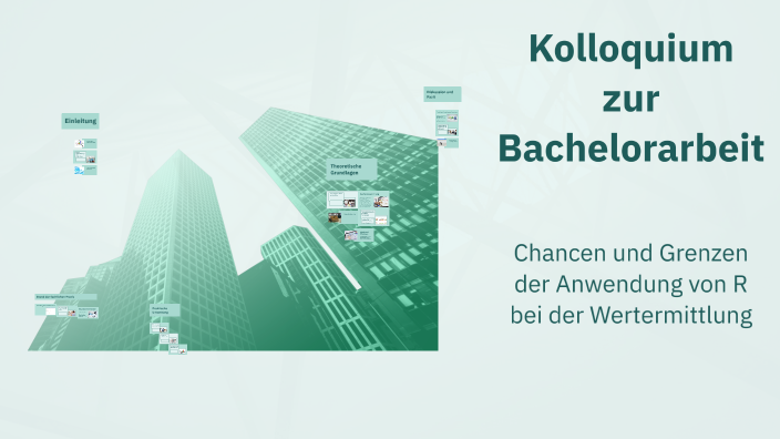 Kolloquium zur Bachelorarbeit by Martin Hoffmann on Prezi