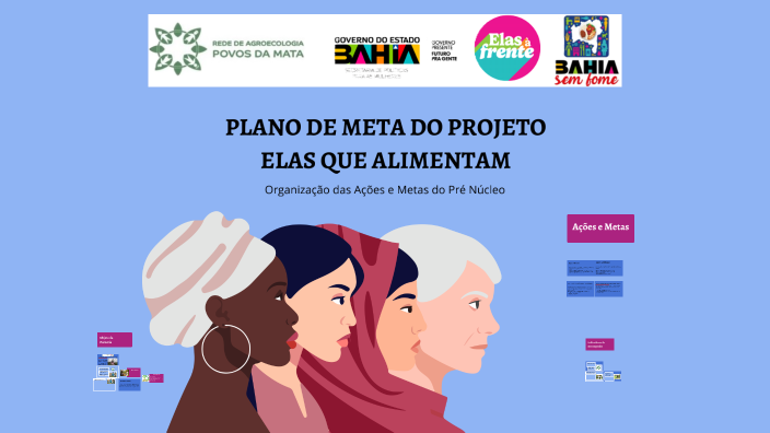 PLANO DE META DO PROJETO ELAS QUE ALIMENTAM by Débora Marcilio on Prezi