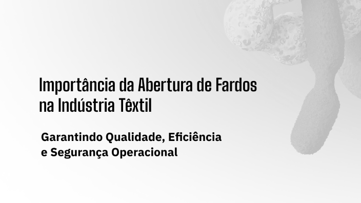 Importância da Abertura de Fardos na Indústria Têxtil by andreia ...