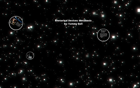 Rhetorical Devices: Metabasis by Tommy Bell on Prezi
