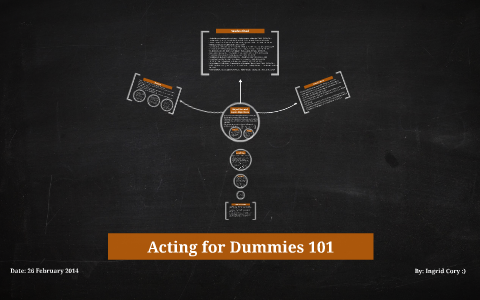 Acting for Dummies 101 by Ingrid Cory on Prezi