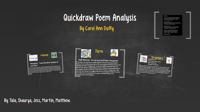Quickdraw Poem Analysis by Tala Ahmadi on Prezi