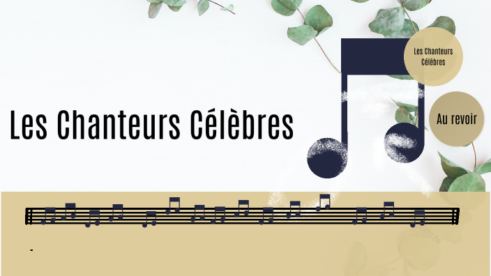 La Musique Francophone: Les Chanteurs Celebres by Izzie Hales on Prezi