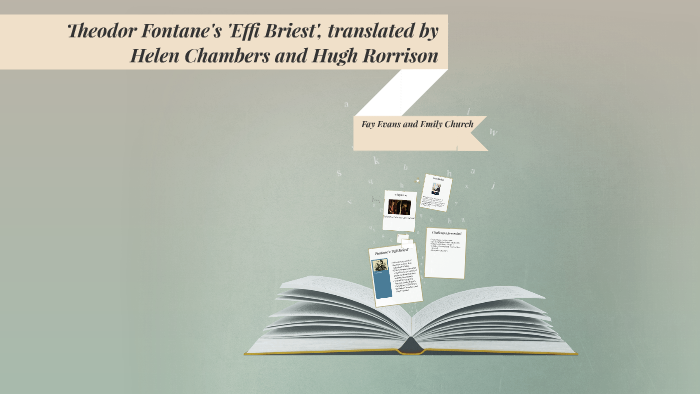 Analysis of Helen Chamber's and Hugh Rorrison's translation by Emily ...