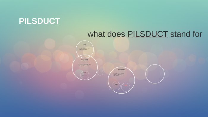 PILSDUCT by hamza noor on Prezi