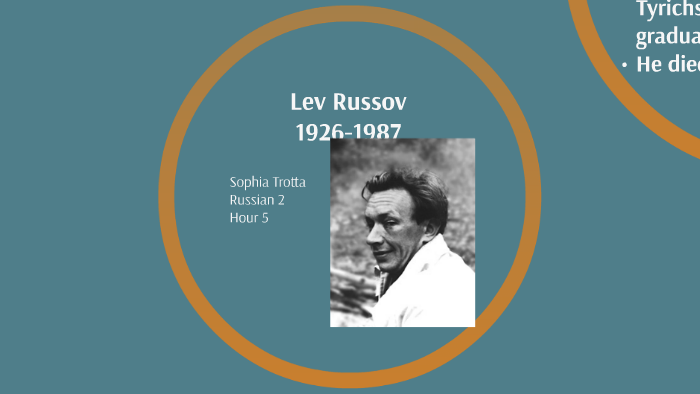 Lev Russov by Sophie Trotta