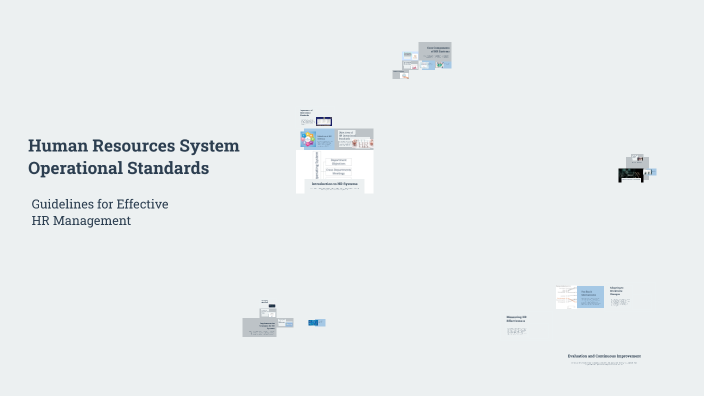 Human Resources System Operational Standards by Berland San on Prezi