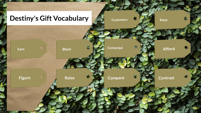 Destiny's Gift Vocabulary by Kelsey Western on Prezi