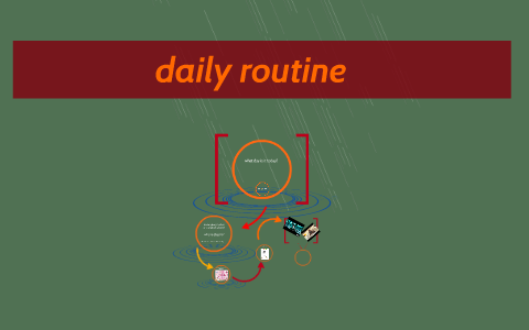 daily routine by daniel brioso