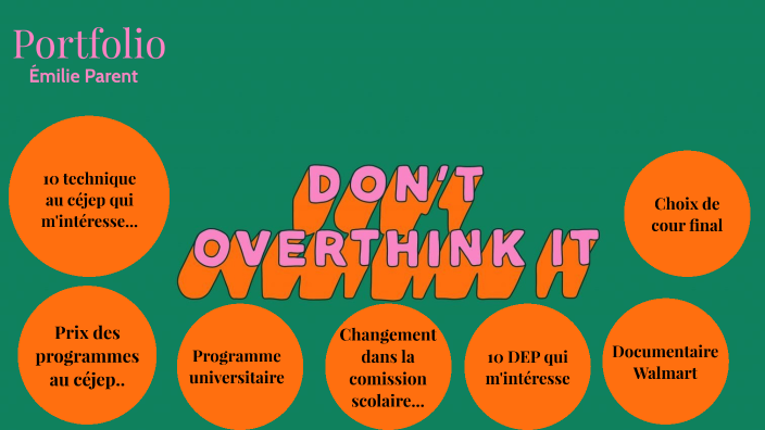 Portfolio PPO by Émilie Parent on Prezi