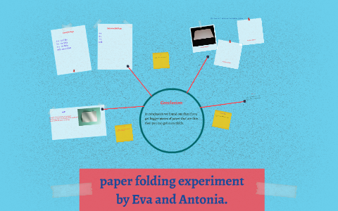 paper folding experiment by eva co