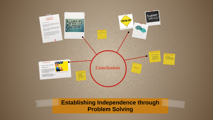 Establishing Independence Problem Solving by Ilvie Kroon on Prezi