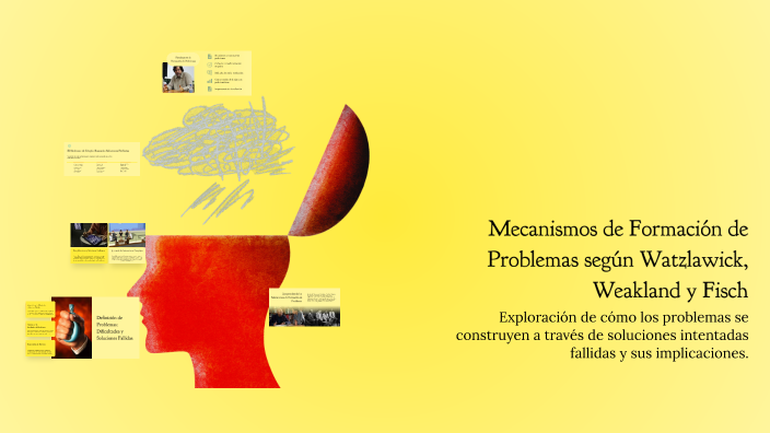 Mecanismos de Formación de Problemas según Watzlawick, Weakland y Fisch ...