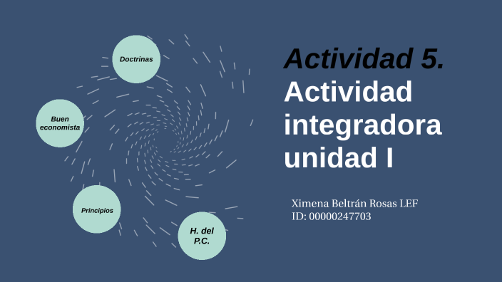 Actividad integradora unidad I by Ximena Beltrán Rosas on Prezi
