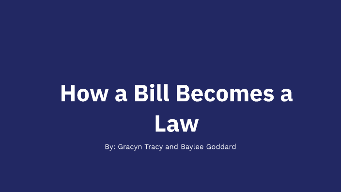 How a Bill Becomes a Law by Baylee Goddard on Prezi