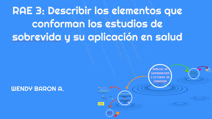 RAE 3: Describir los elementos que conforman los estudios de by wendy ...