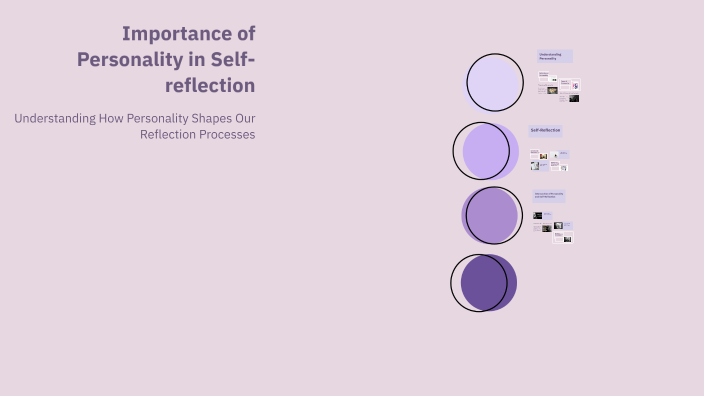 Importance of Personality in Self-reflection by Vaibhav on Prezi