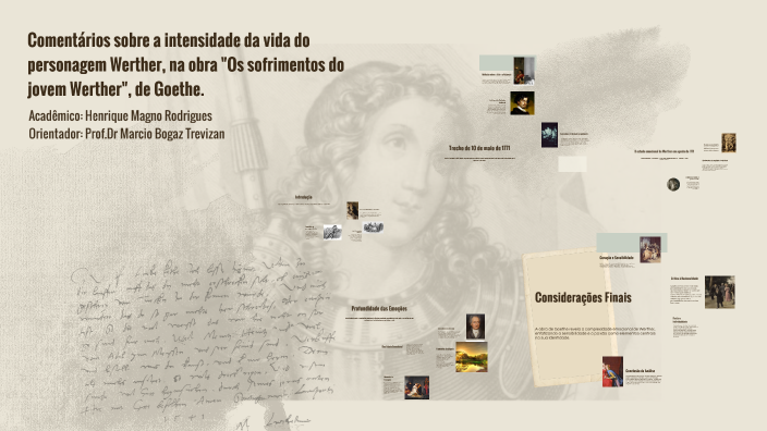 Comentários sobre a intensidade de vida do personagem Werther by ...