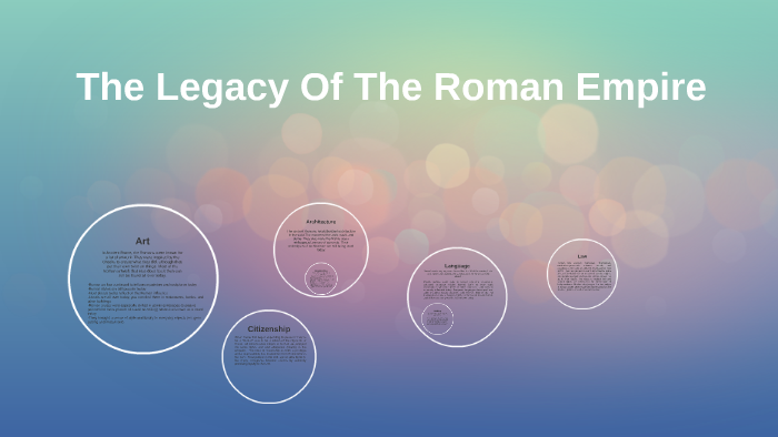 The Legacy Of The Roman Empire by Rory Keating on Prezi