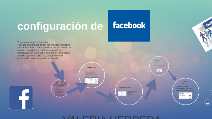 PASOS PARA LA CONFIGURACION DEL FACEBOOK by Valeria Herrera on Prezi