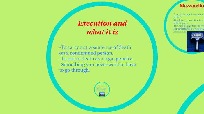 Methods of Execution by Dana Lail on Prezi