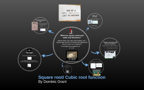 Square root/ Cubic root function by dominic grant on Prezi