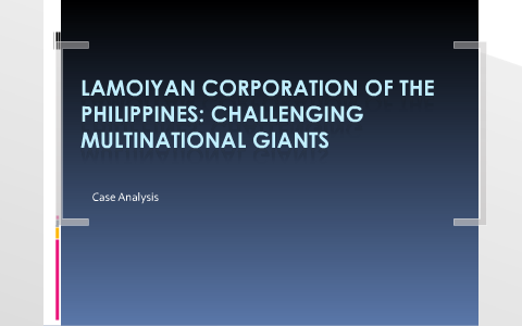 Lamoiyan Corporation of the Philippines by Gretchen Palma on Prezi