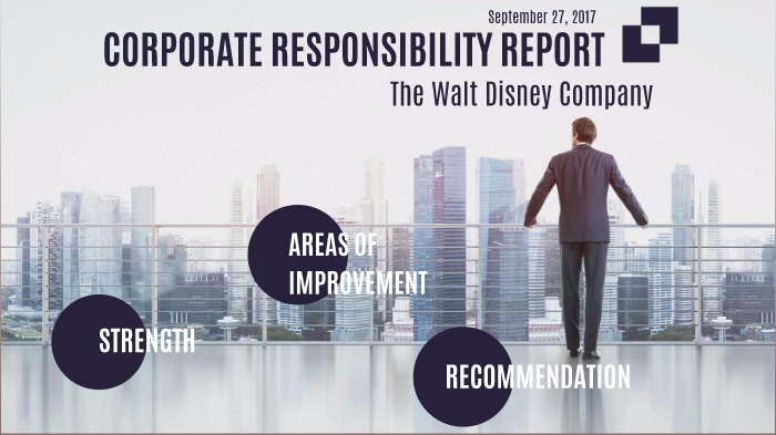 Walt Disney Corporate Responsibility Report by Abdullah Zubair Mohd ...
