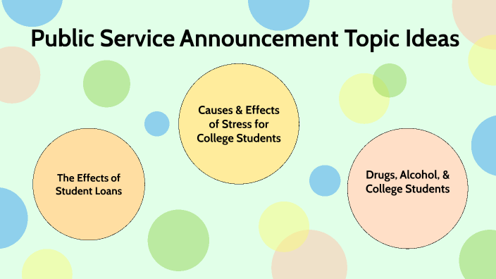 PSA Ideas by Sydney Richards on Prezi