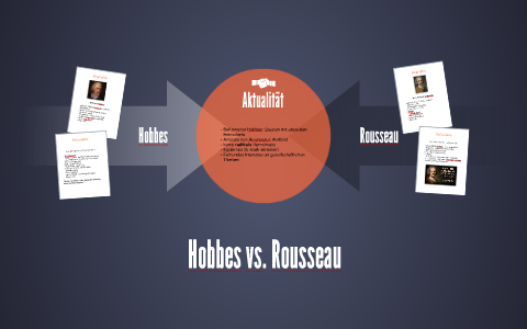 Hobbes vs. Rousseau by Tom Rathmes