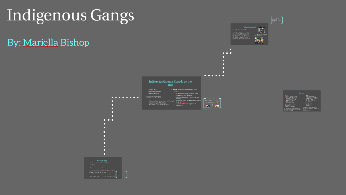 Indigenous Gangs by Mariella Bishop on Prezi