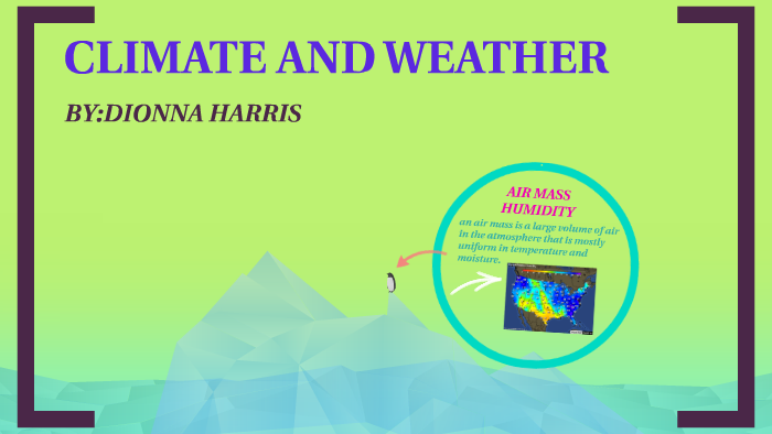 CLIMATE AND WEATHER by dionna harris on Prezi