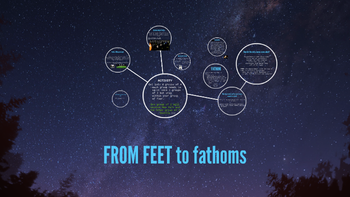 FROM FEET to fathoms by Elisabeth Vandergriff on Prezi