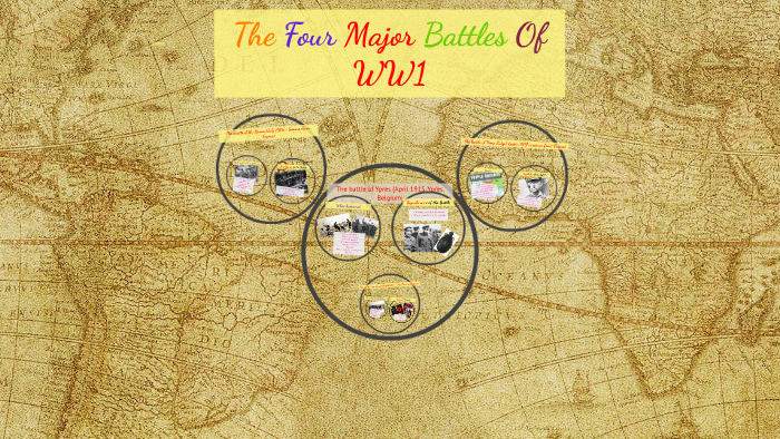 The 4 major battles of WW1 by grace clottey on Prezi