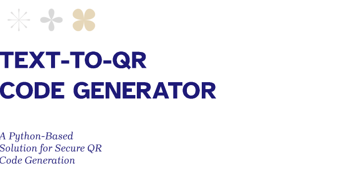 TEXT-TO-QR CODE GENERATOR by Adityaboda on Prezi