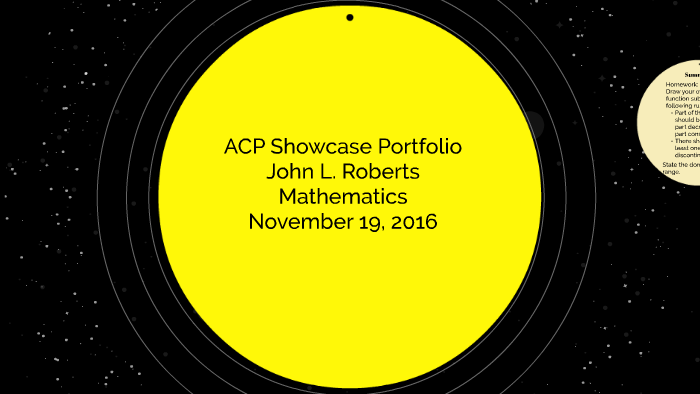 JR - ACP Showcase Portfolio by John Roberts on Prezi
