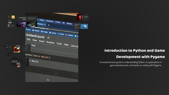 Introduction to Python and Game Development with Pygame by lps chey on Prezi
