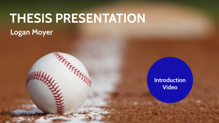 thesis presentation by Logan Moyer on Prezi