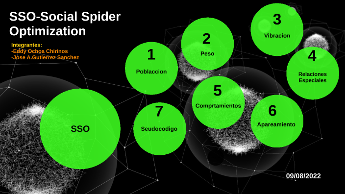 SSO-Social Spider Optimization by Eddy Ochoa Chirinos on Prezi