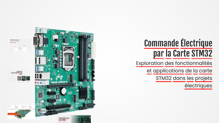 Commande Électrique par la Carte STM32 by Afsi Mayssem on Prezi