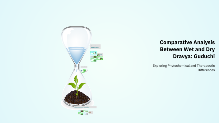 Comparative Analysis Between Wet and Dry Dravya: Guduchi by V J on Prezi