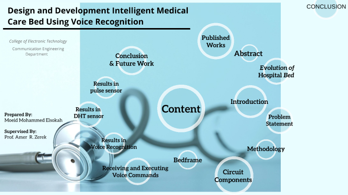 Design and Development Intelligent Medical Care Bed Using Voice ...