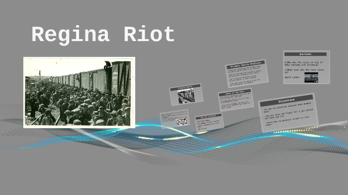 regina riot by sean golebiowski